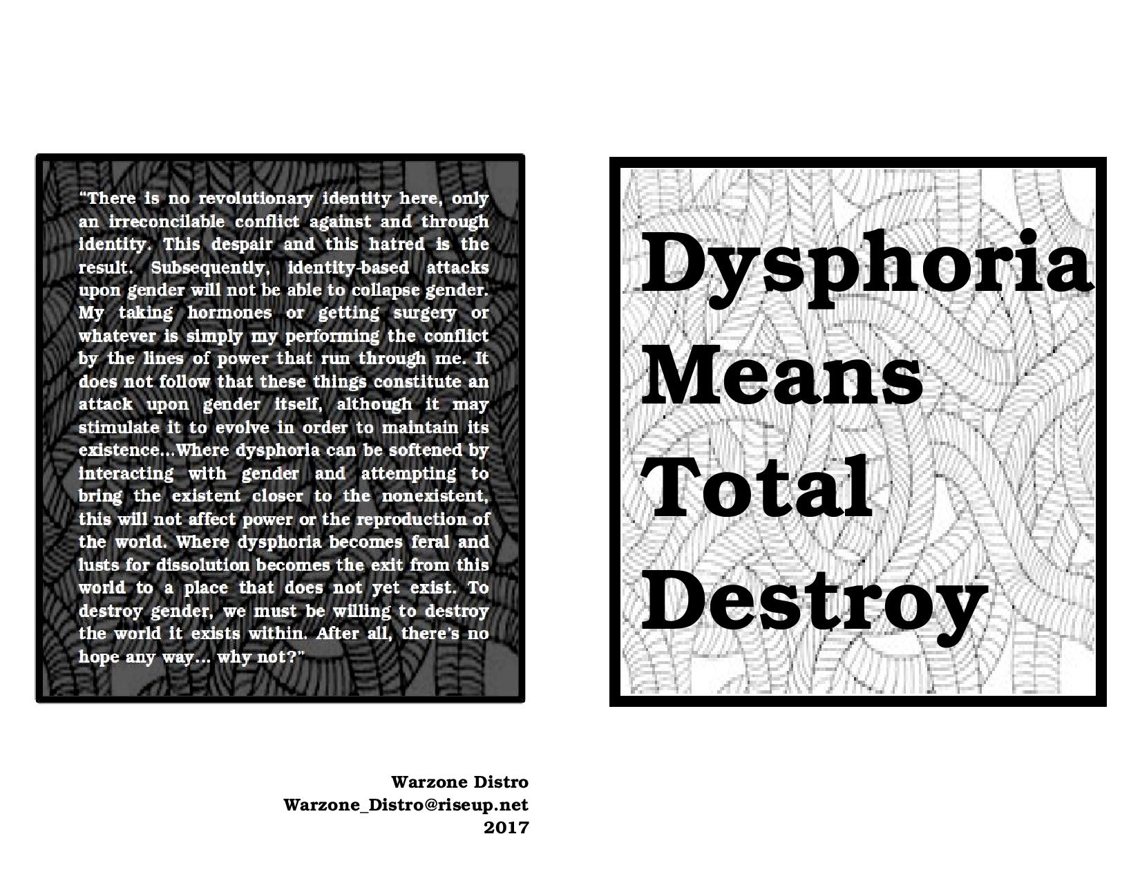 Warzone Distro : Category : Gender Anarchy/Relationships