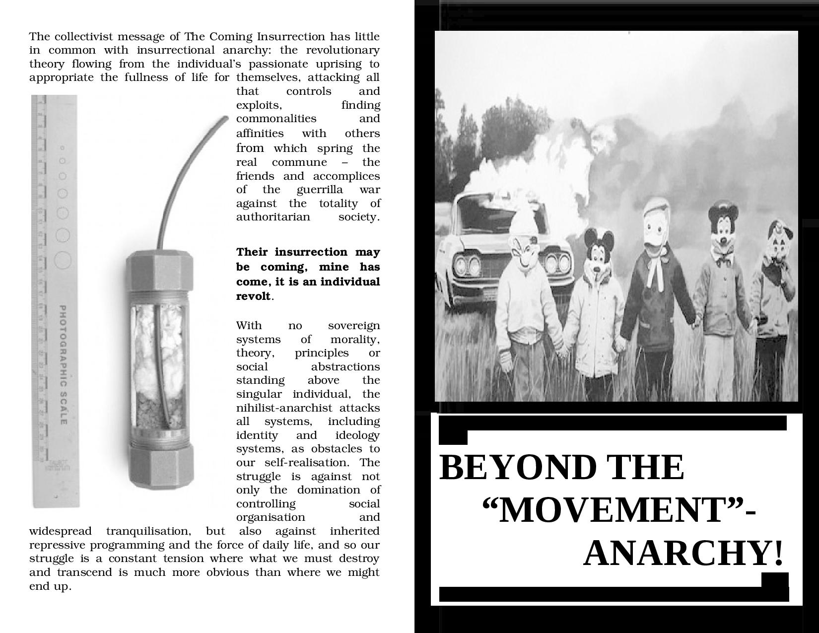 Warzone Distro : Beyond the “Movement” – Anarchy!